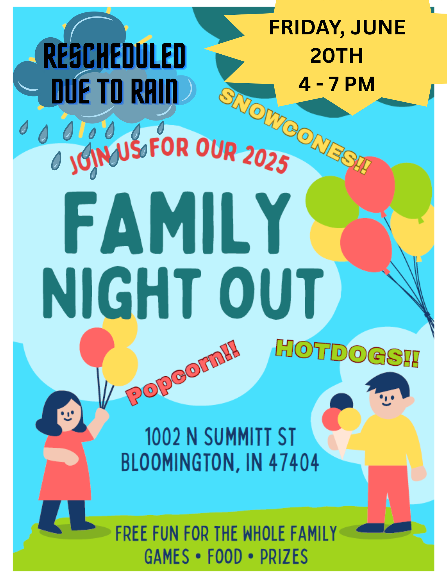 Rescheduled: Family Night Out | Bloomington Housing Authority